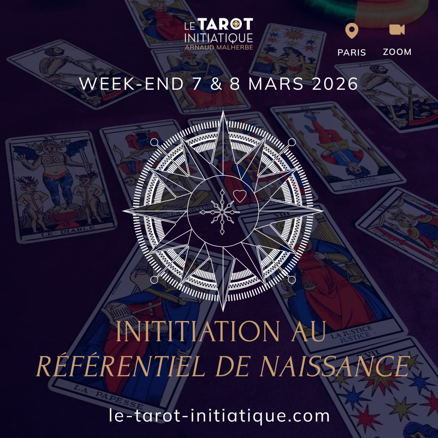 Stage Tarot Module 2 Perfectionnement - Le Tarot Initiatique - Arnaud ...